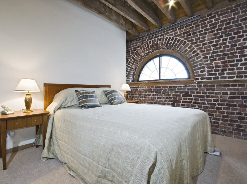 Warehouse Conversion Apartment Stock Photo - Image of indoor, case ...