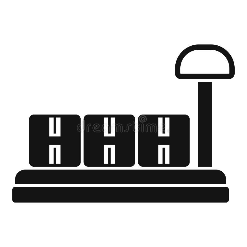 Conveyor Belt Cardboard Boxes Vector Silhouette Stock Illustrations – 7 ...