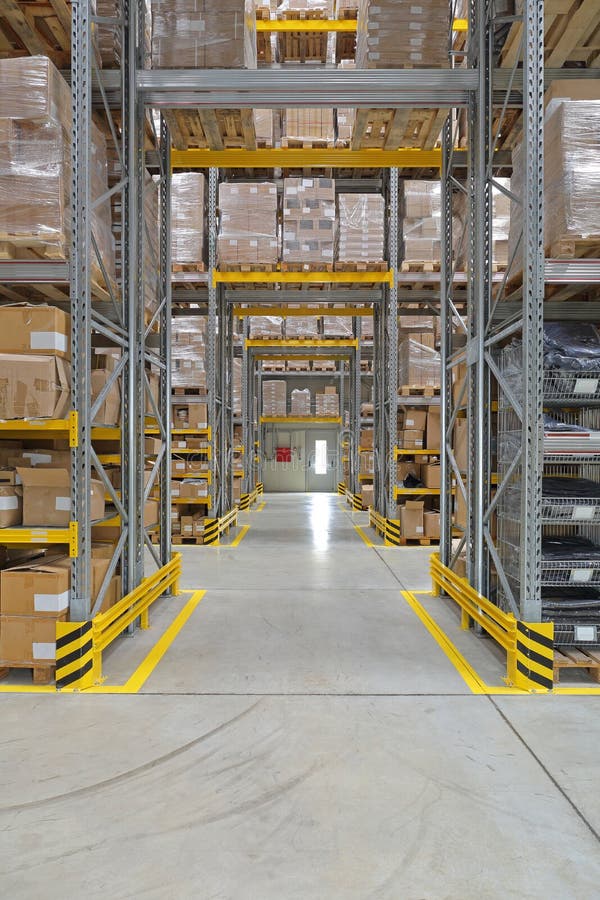 Big warehouse stock photo. Image of industry, package - 19085796