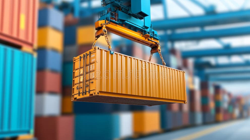 Warehouse Container Crane Stock Illustrations – 18,589 Warehouse ...