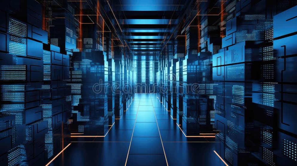 Warehouse data modelling stock illustration. Illustration of analytics ...