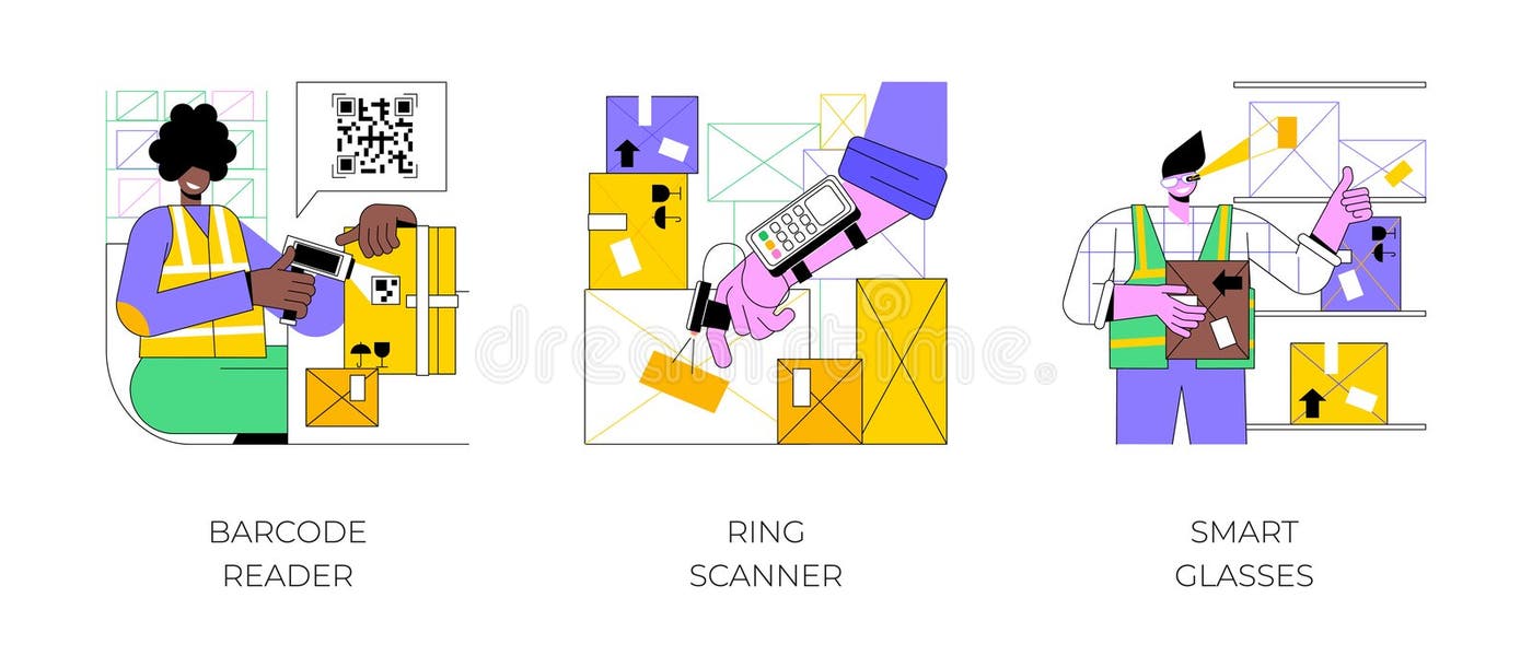 Warehouse Scanner Cartoon Stock Illustrations – 280 Warehouse Scanner ...