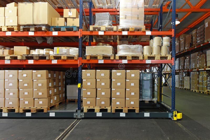 Warehouse stock image. Image of equipment, boxes, mobile - 35911327