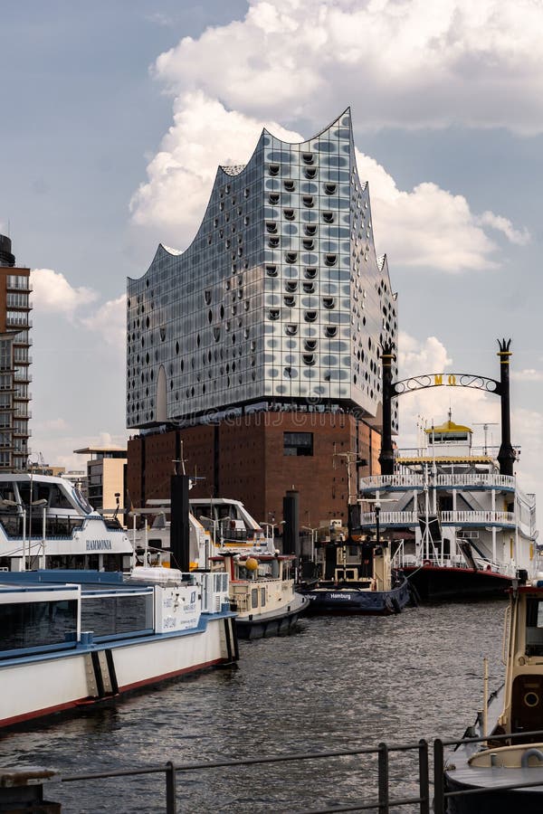 Warehouse District in the Port of Hamburg with the Elphi Building in ...