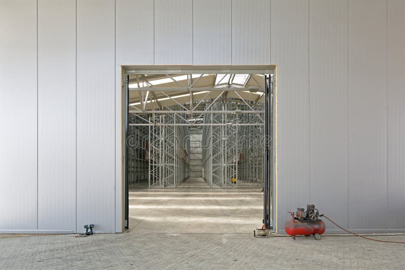 Warehouse door stock photo. Image of entrance, storage - 29288864