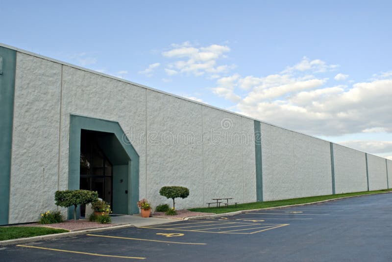 Warehouse Entrance stock image. Image of blue, line, business - 10920519