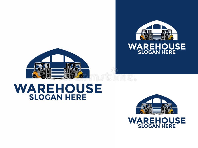 Warehouse Factory Industry Collections Logo Vector Illustration Design ...