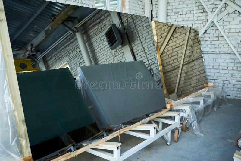 Warehouse of Finished and Packed Doors, Production of Interior and ...