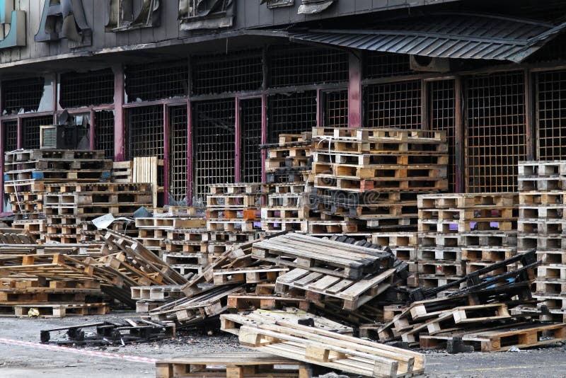 Warehouse fire stock photo. Image of warehouse, damage - 22275550