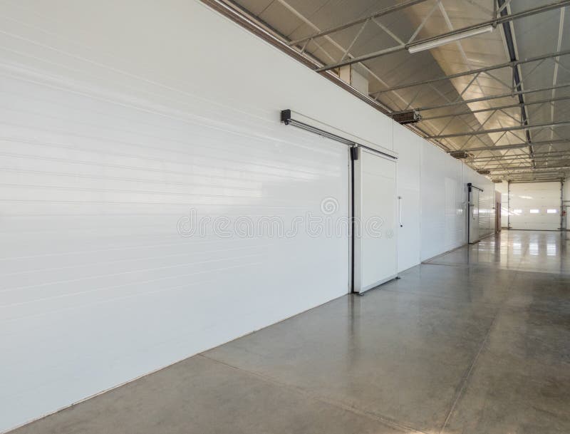 Warehouse Freezer in the Factory Stock Photo - Image of cold, door ...