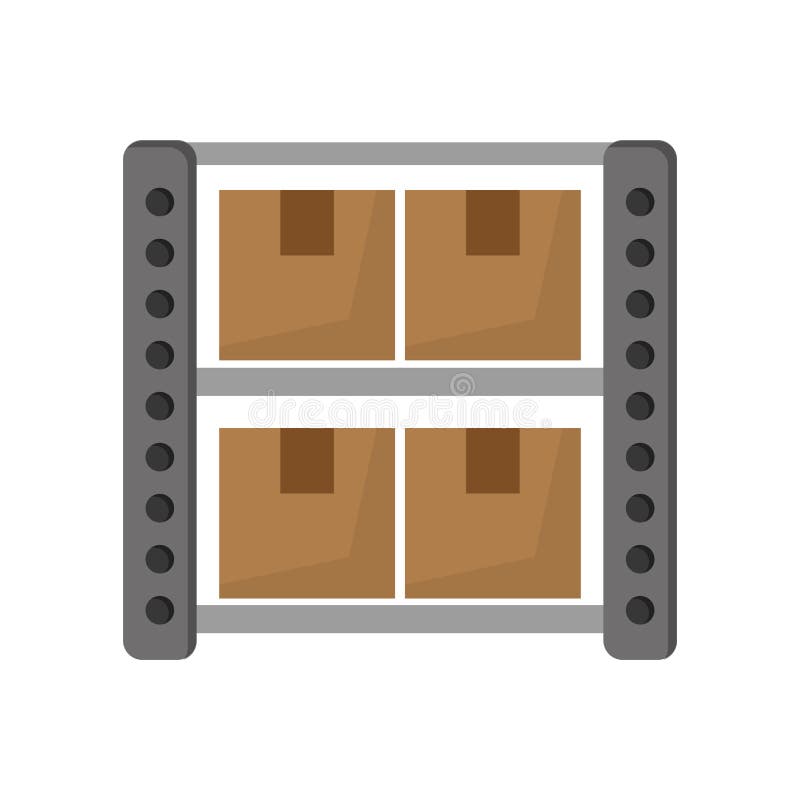 Goods Storage Area Line Icon, Concept Sign, Outline Vector Illustration ...