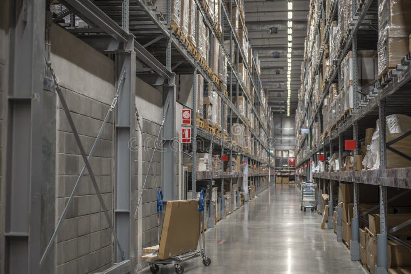 The Warehouse Has a Lot of Layers Stock Photo - Image of commercial ...