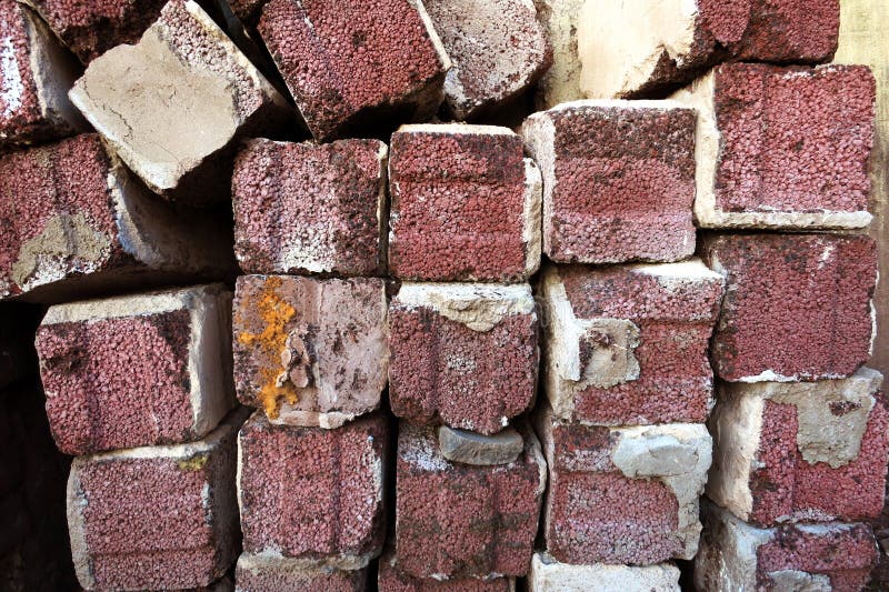 Warehouse of Heat-insulating Bricks Stock Photo - Image of bricks ...