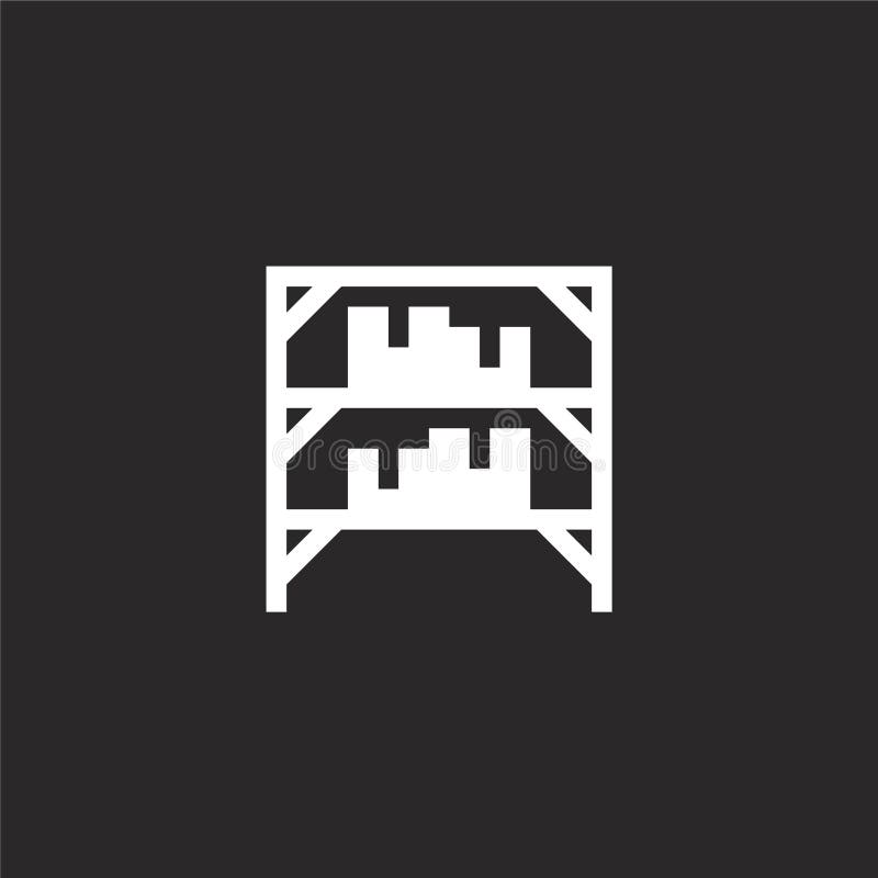 Warehouse Icon. Filled Warehouse Icon for Website Design and Mobile ...