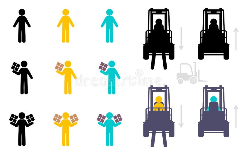 Warehouse Icon, Cartoon Style Stock Vector - Illustration of industrial ...
