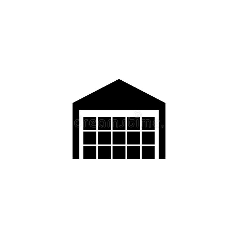 Warehouse Icon Symbol Simple Design Stock Vector - Illustration of ...