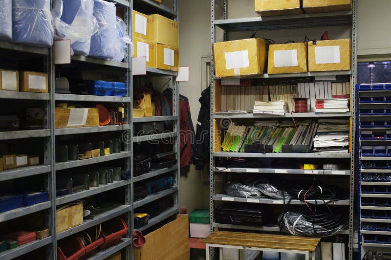 Warehouse stock image. Image of goods, spare, trade, commerce - 34353999