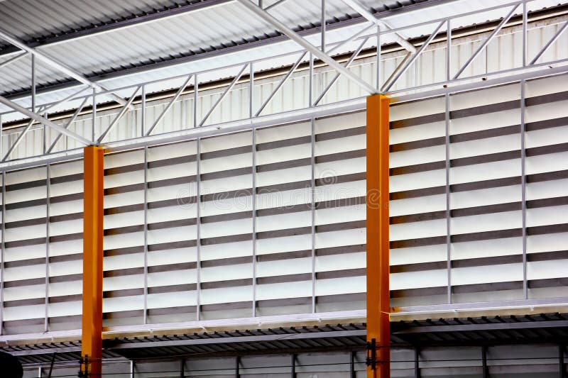 Warehouse Interior Steel Structure Using Geometric Shape Making ...