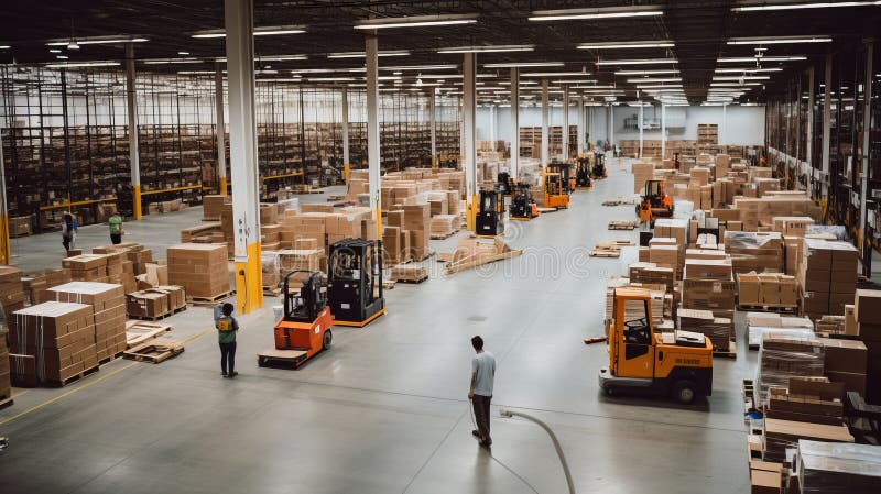 Warehouse Inventory Management. Organizing and Labeling Goods for ...