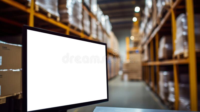 Warehouse Inventory Management Software Interface Stock Illustration ...