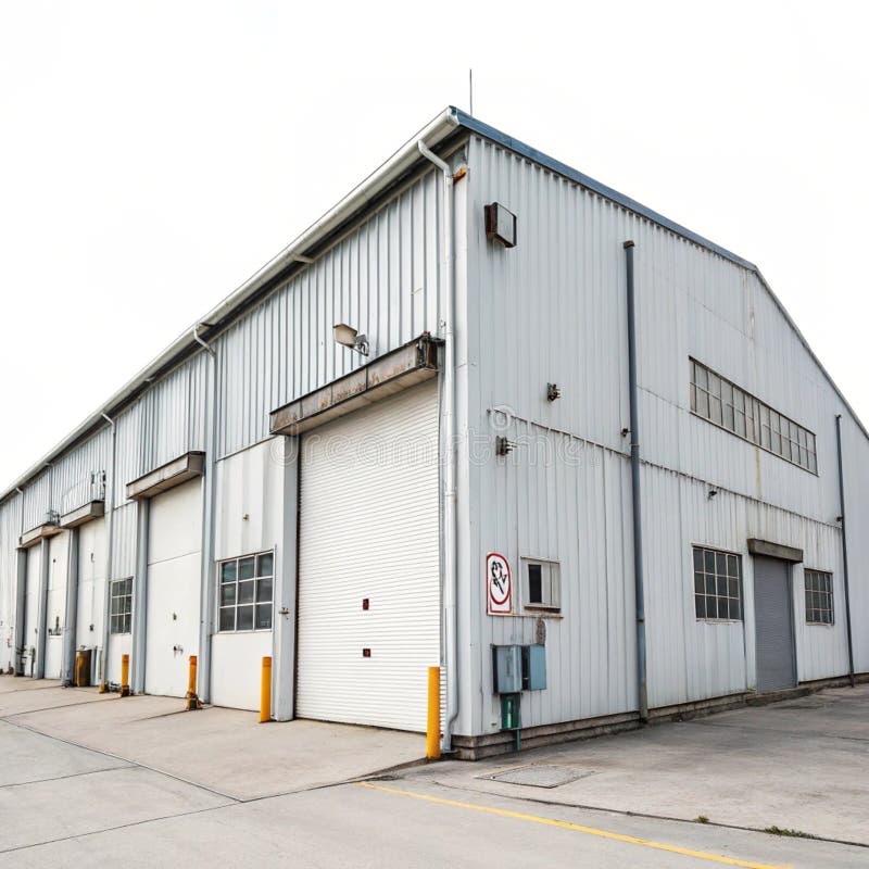 Warehouse on Transparent Background Stock Illustration - Illustration ...