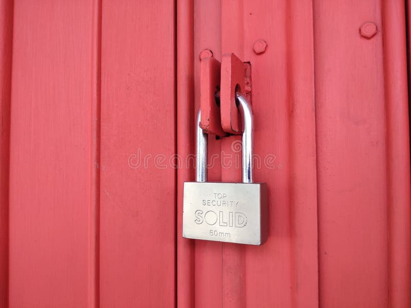 Warehouse key padlock editorial stock photo. Image of number - 318653848