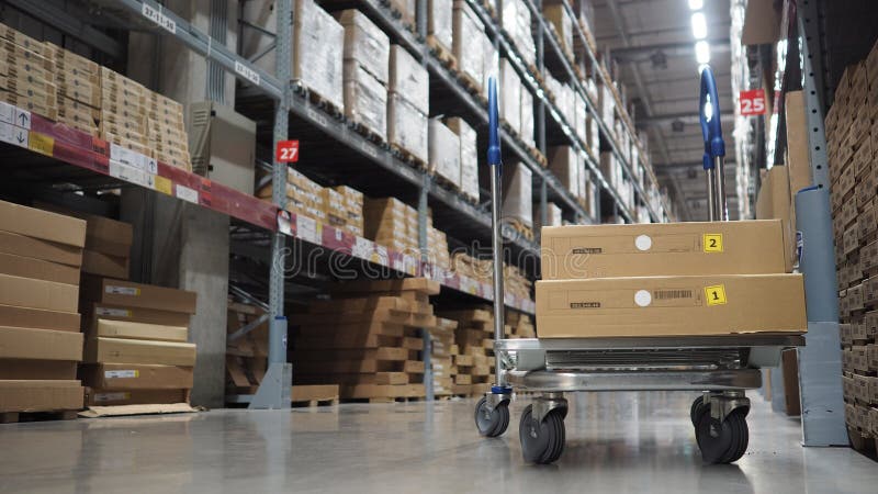 Warehouse Large Storage or Cargo for Distribution Stock Image - Image ...