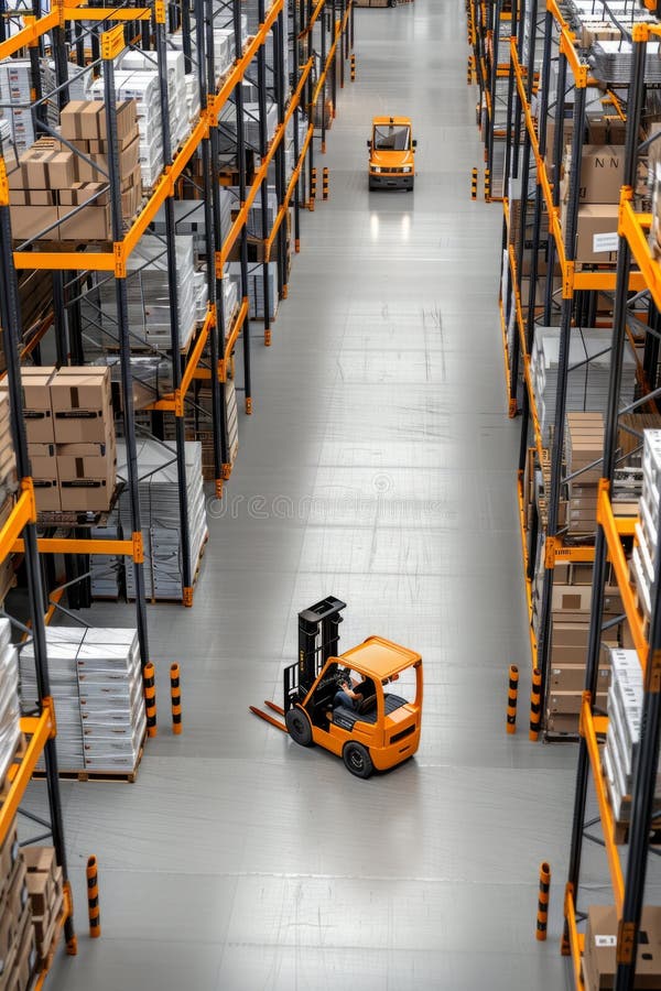 Warehouse Layout Planning, Forklift Operators Navigate Narrow Aisles in ...