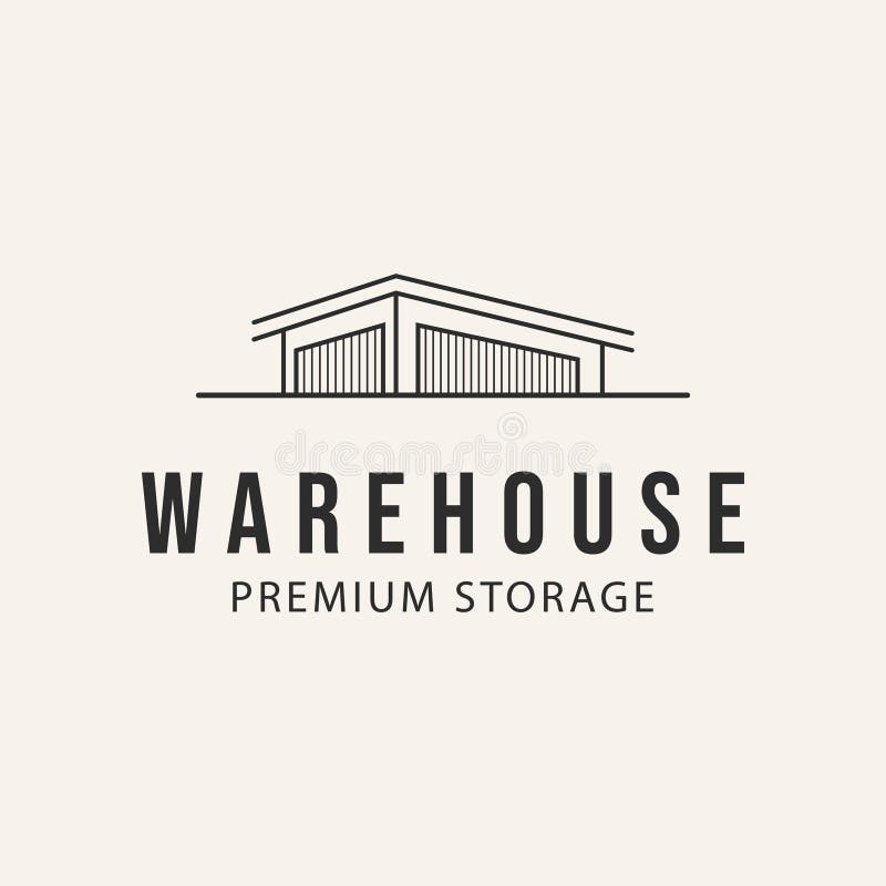 Warehouse Line Icons Collection. Storage, Logistics, Shipment, Pallets ...
