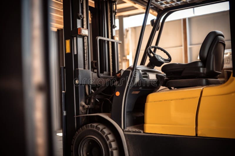 Warehouse Loader Loading Cargo Pallets Generative Ai Stock Illustration ...