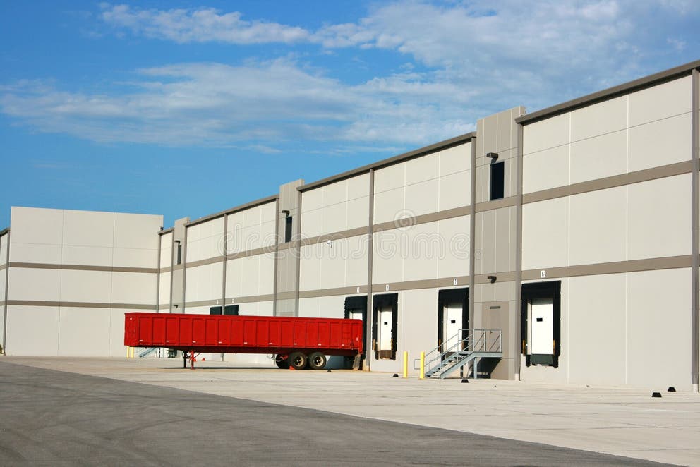 Warehouse loading dock stock photo. Image of storage, drive - 2668950