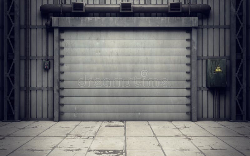 Warehouse Loading Dock Inside Stock Illustration - Illustration of ...