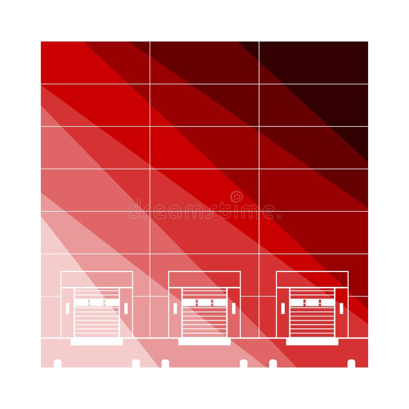 Warehouse Logistic Concept Icon Stock Vector - Illustration of factory ...