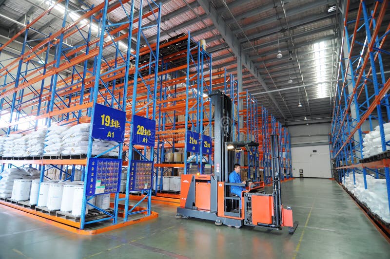 Warehouse Logistics stock image. Image of handling, inventory - 19756169