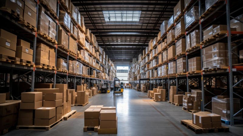 Warehouse Logistics Efficiency Stock Image - Image of distribution, transport: 310050089