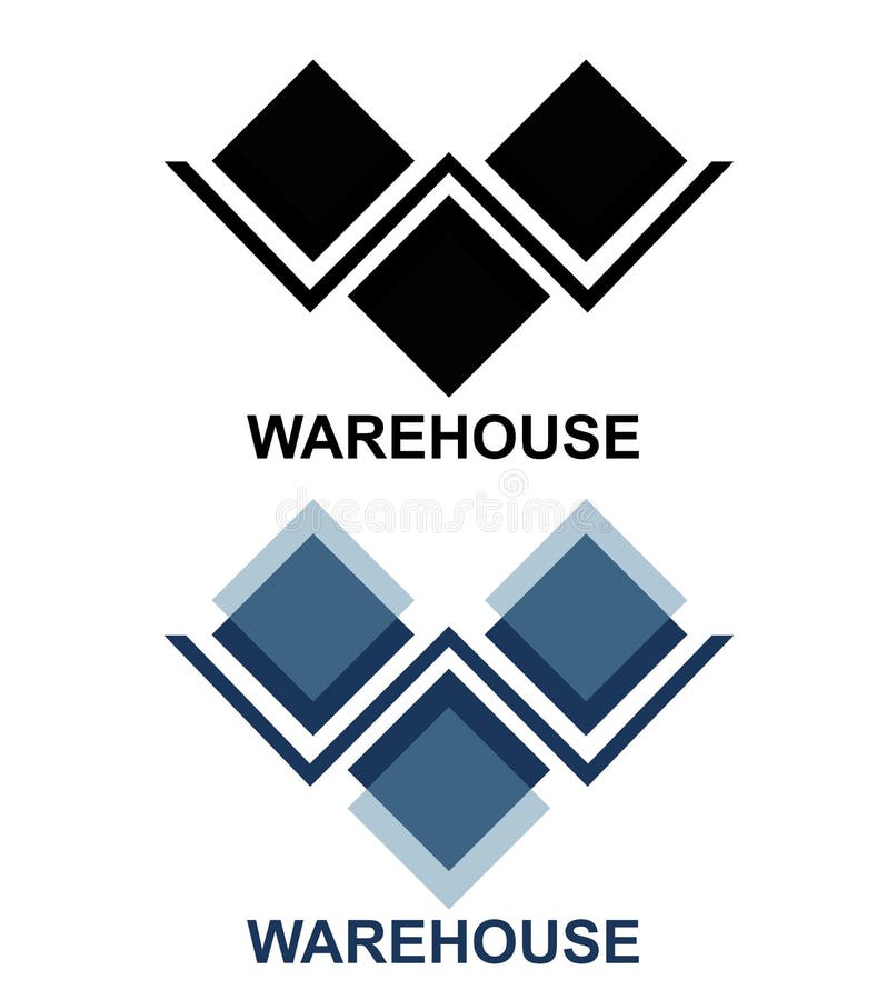Set of Warehouse Logo Vector, Storage, Storage Company Logo Stock ...