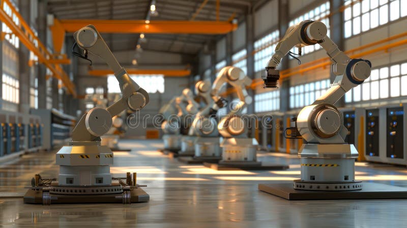 Warehouse for Maintenance Automatic Robotic Hand Machine Tool at the ...