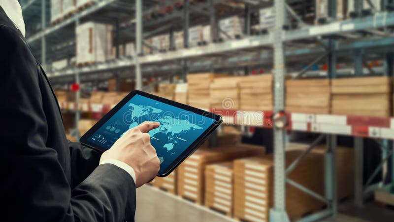 Warehouse Management Deft Software in Computer for Real Time Monitoring ...
