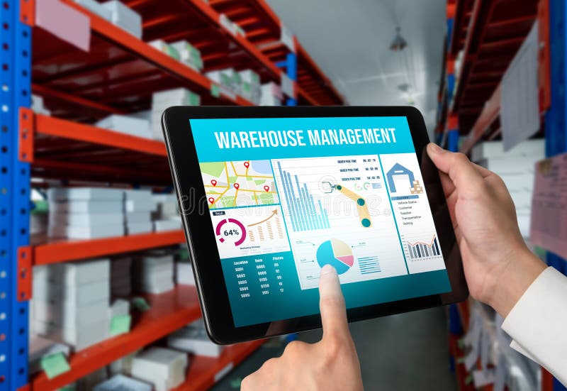 Warehouse Management Innovative Software in Computer for Real Time ...