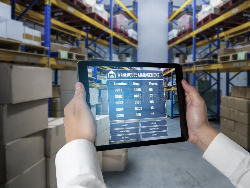 Warehouse Management Innovative Software in Computer for Real Time ...