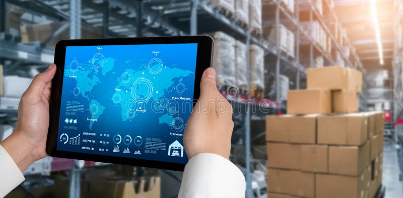Warehouse Management Innovative Software in Computer for Real Time ...