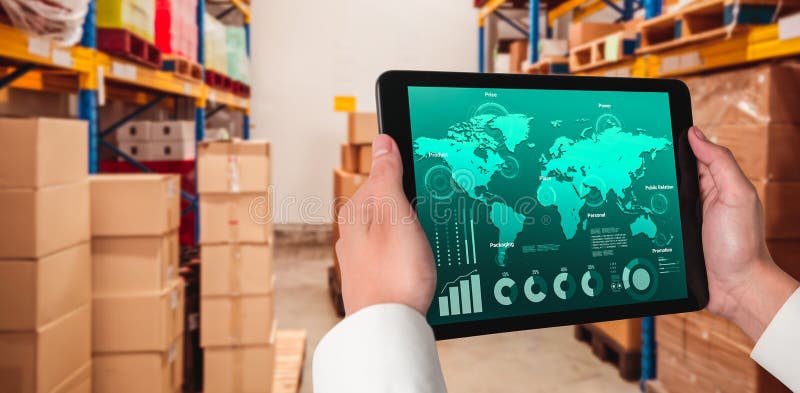 Warehouse Management Innovative Software in Computer for Real Time ...