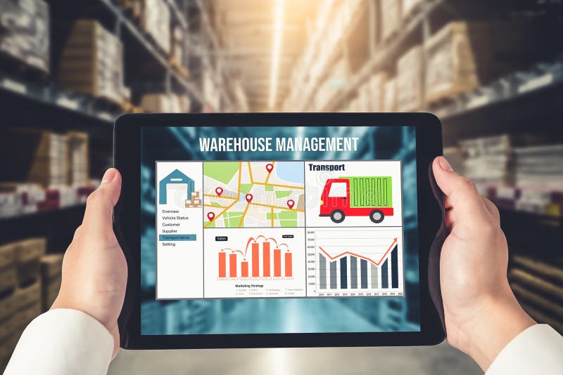 Warehouse Management Innovative Software in Computer for Real Time ...