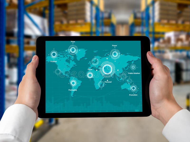 Warehouse Management Innovative Software in Computer for Real Time ...