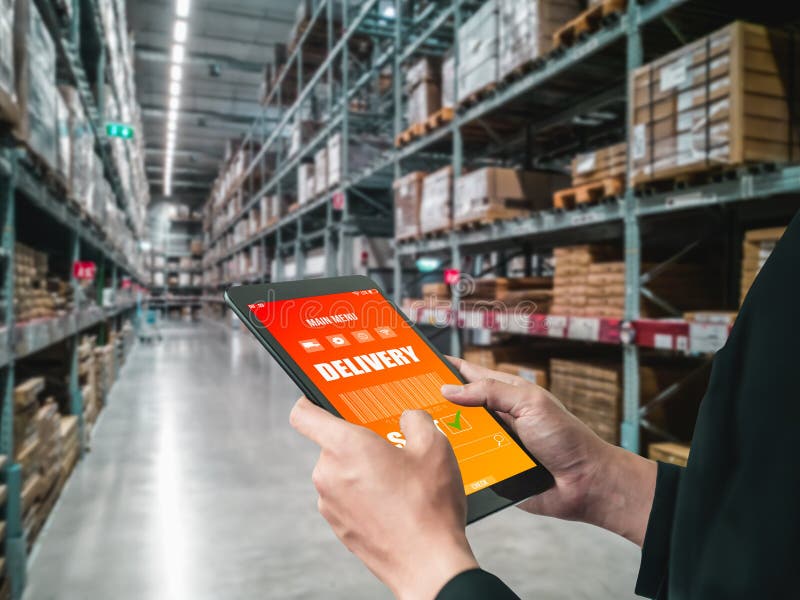 Warehouse Management Innovative Software in Computer for Real Time ...