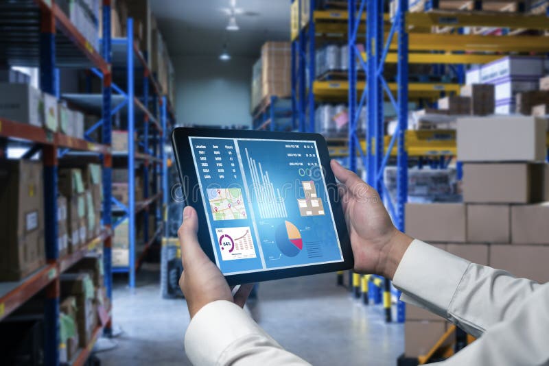 Warehouse Management Innovative Software in Computer for Real Time ...