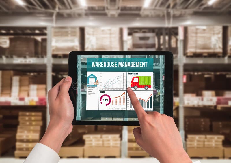 Warehouse Management Innovative Software in Computer for Real Time ...