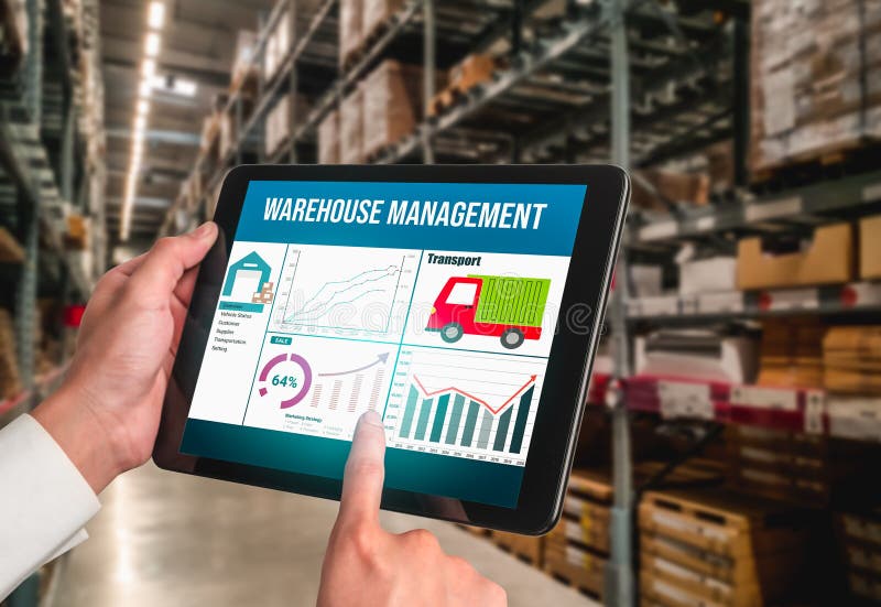 Warehouse Management Innovative Software in Computer for Real Time ...