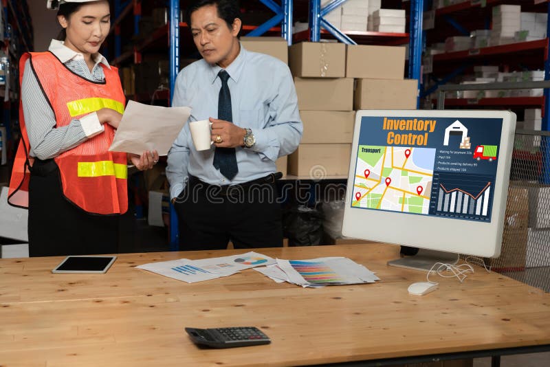 Warehouse Management Software Application in Computer for Real Time ...
