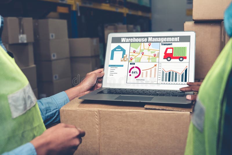 Warehouse Management Software Application in Computer for Real Time ...